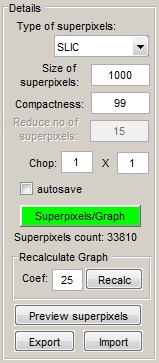 Microscopy Image Browser Watershed/Graphcut segmentation